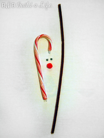 Rudolph Candy Cane Treats – B & B Build A Life