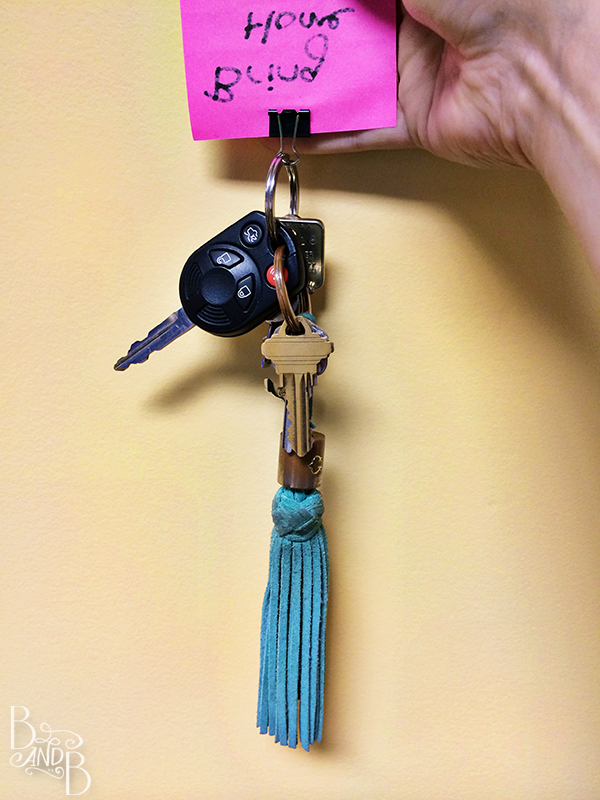 Key Ring Reminder – LIFE HACK – B & B Build A Life