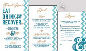Our Outer Banks Wedding Invitations – B & B Build A Life
